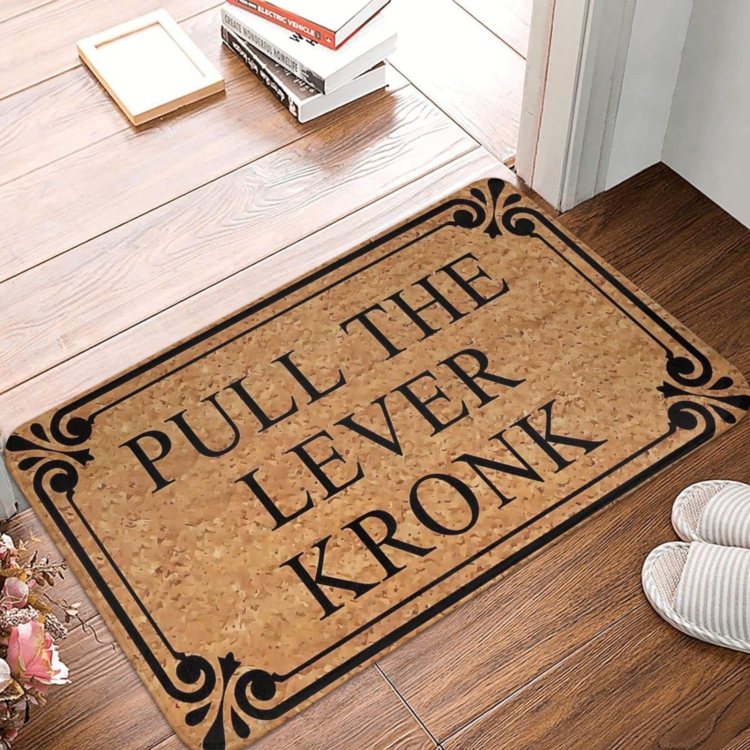 Doormat Welcome Mat Door Mats Outdoor Pull The Lever Kronk Doormat ...
