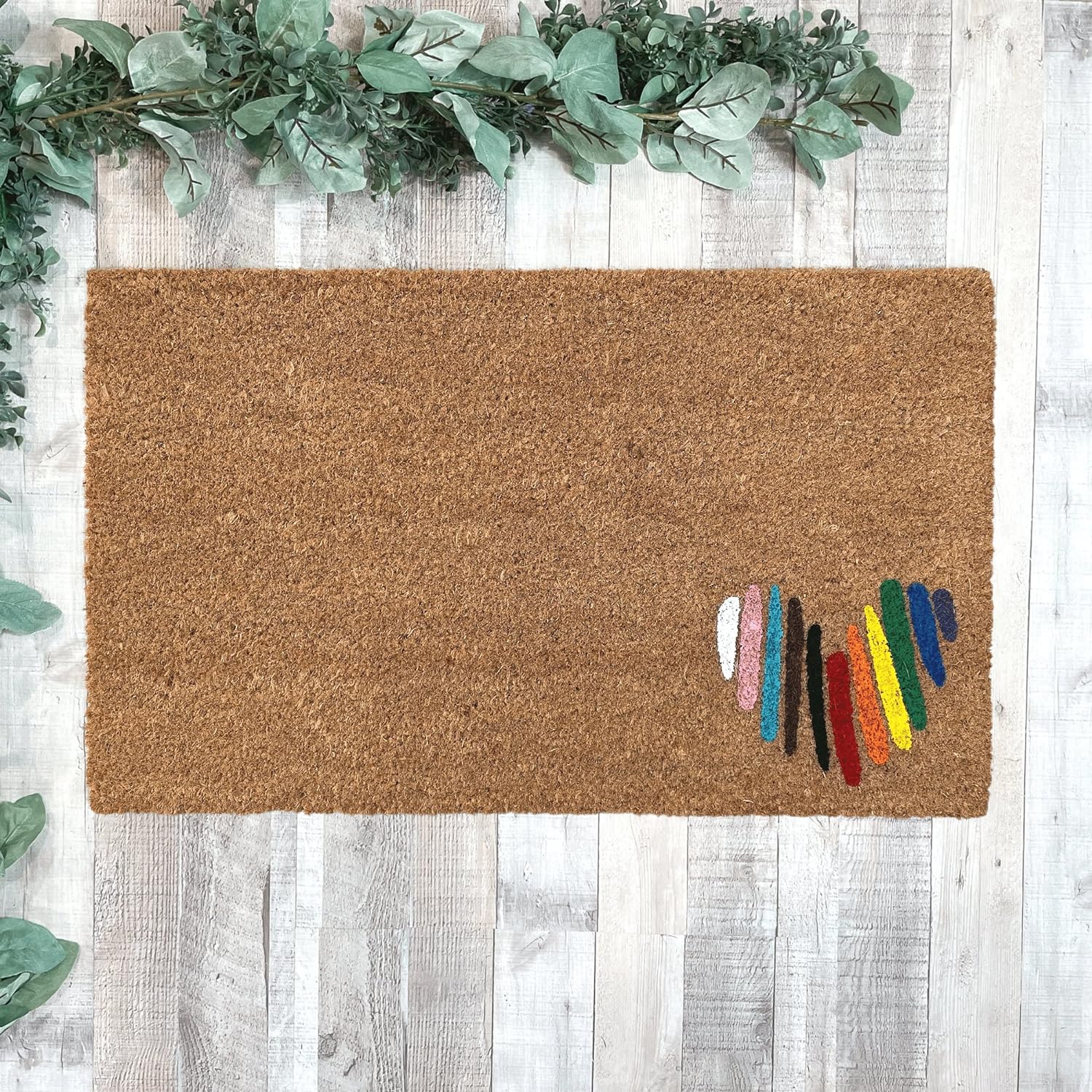 Doormats Inside Pride Doormat Inclusive Pride Heart Pride Month Decor ...