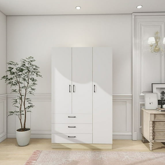 Doors Bedroom Armoire Wardrobe Closet Cabinet, Wardrobe Closet with ...