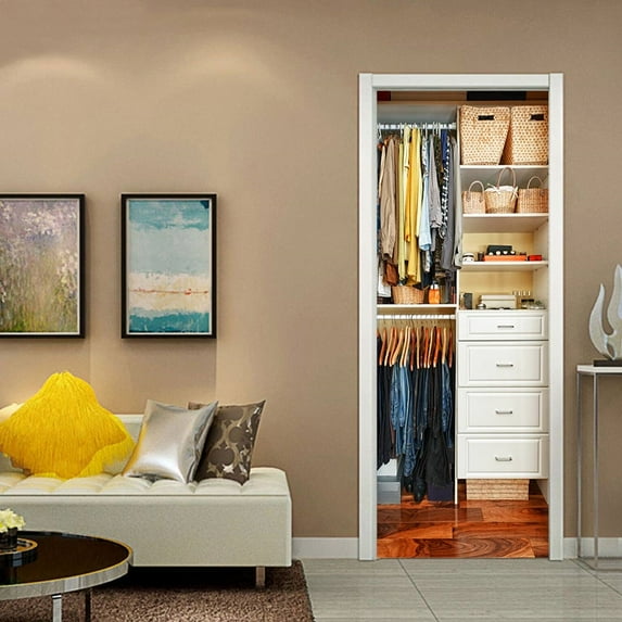 Doors Decoration 3D Wallpapers Modern Design Self-adhesive Door Sticker ...