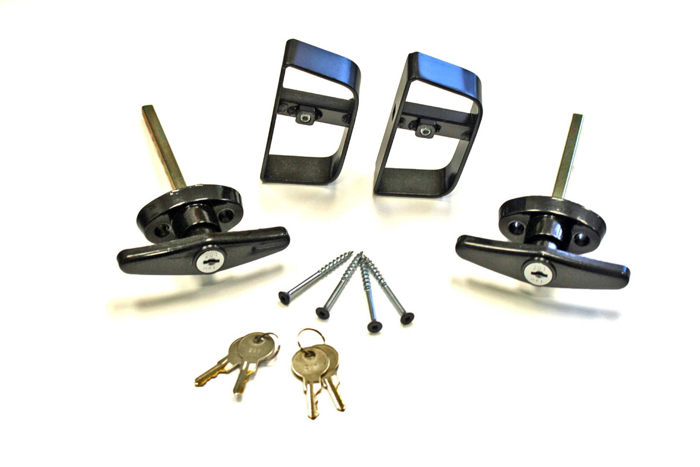 Doors & Door Hardware SET OF 2: 5 1/2" T-Handle Lock Sets - Walmart.com