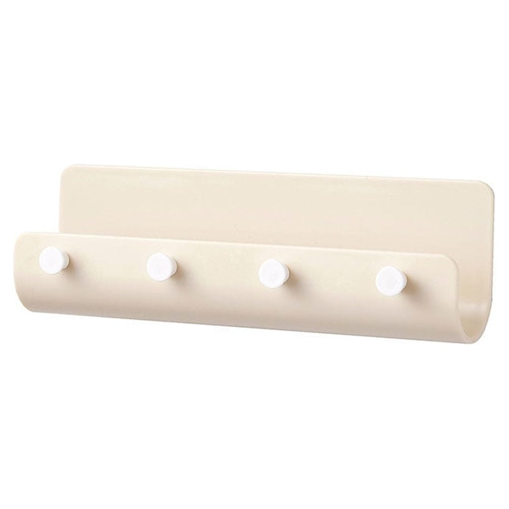 Doorway Porch Rack 4 Pegs Nail-free Wall Mounted Key Hanging Adhesive ...