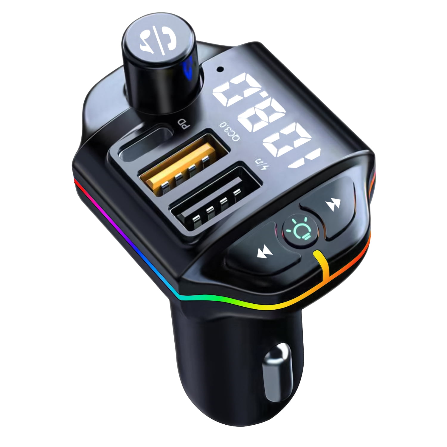 Doosl Bluetooth 5.0 FM Transmitter for Car, Wireless Bluetooth Car ...
