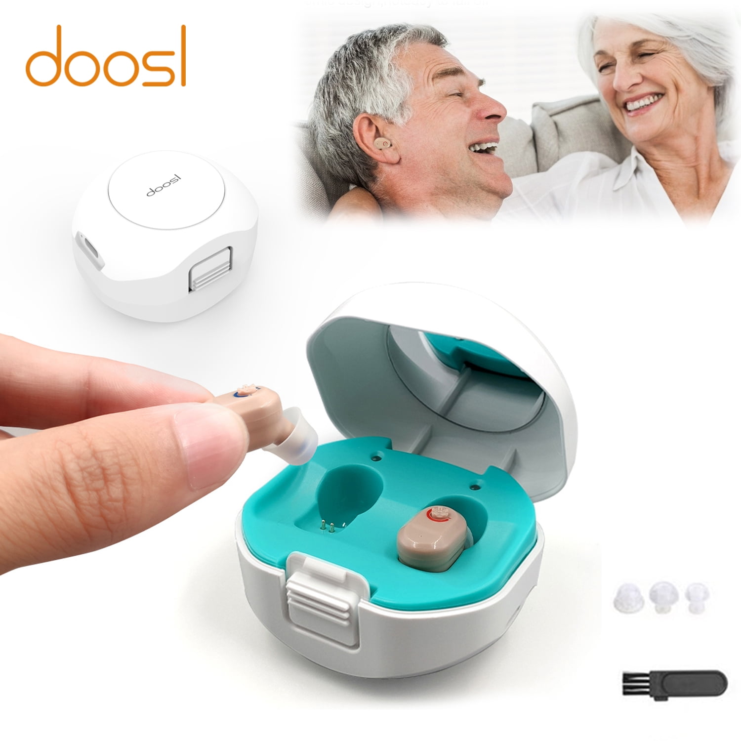 Doosl Personal Sound Amplifiers for Ears, Mini Invisible Rechargeable ...