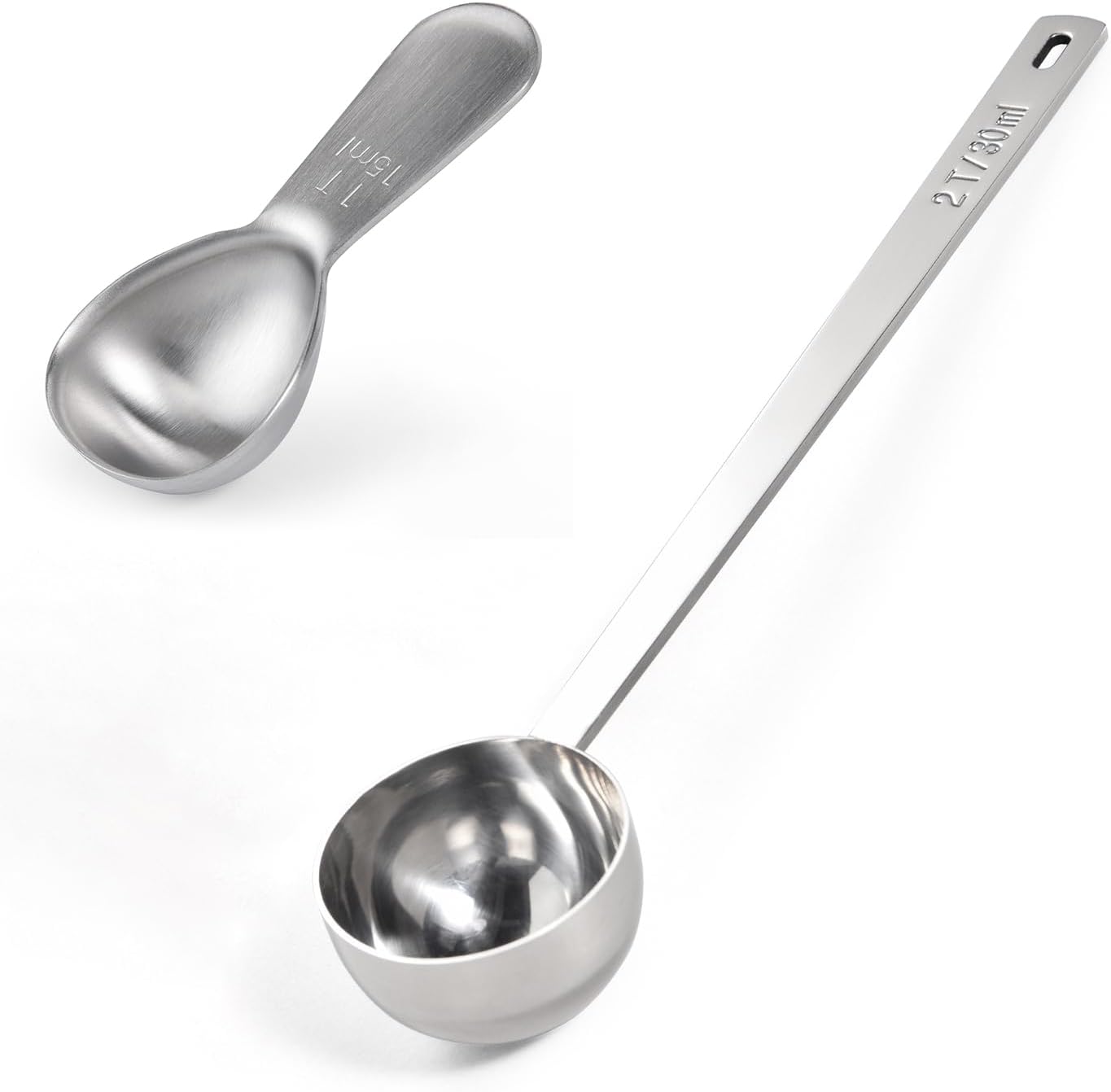 Doosu 18/8 Stainless Steel Food Grade Coffee Scoop for Ground Coffee ...