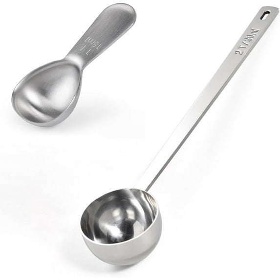 Doosu 18/8 Stainless Steel Food Grade Coffee Scoop for Ground Coffee ...