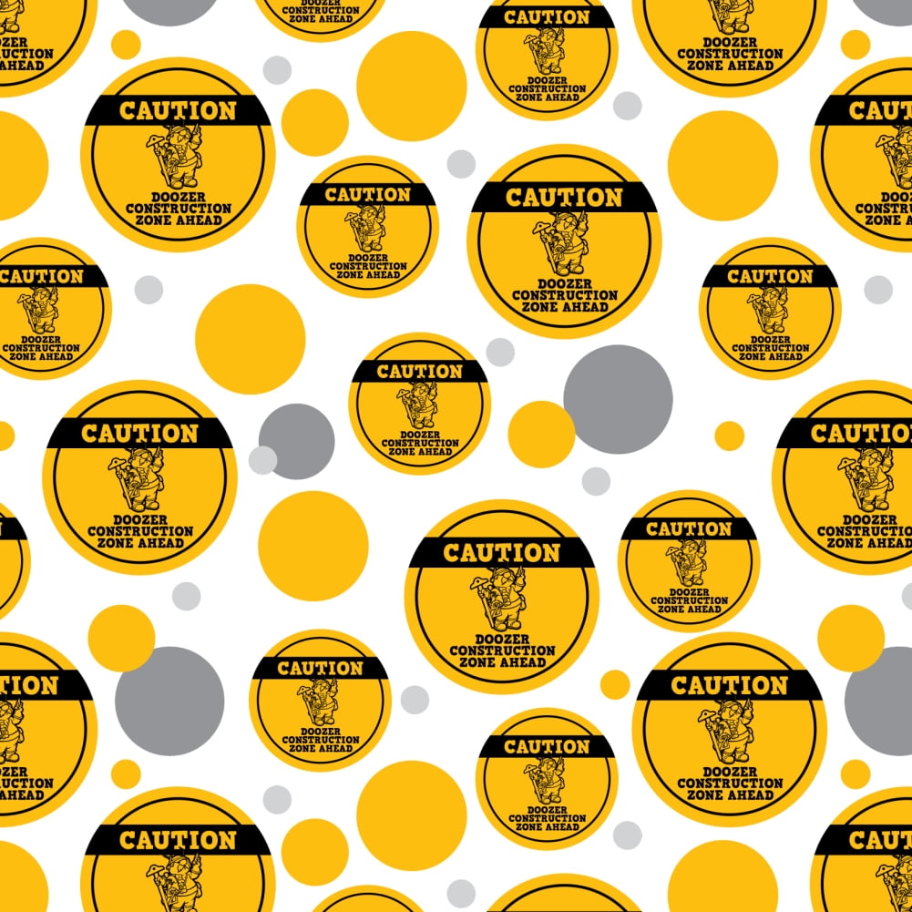 Doozer Construction Zone Ahead Fraggle Rock Premium Gift Wrap Wrapping ...