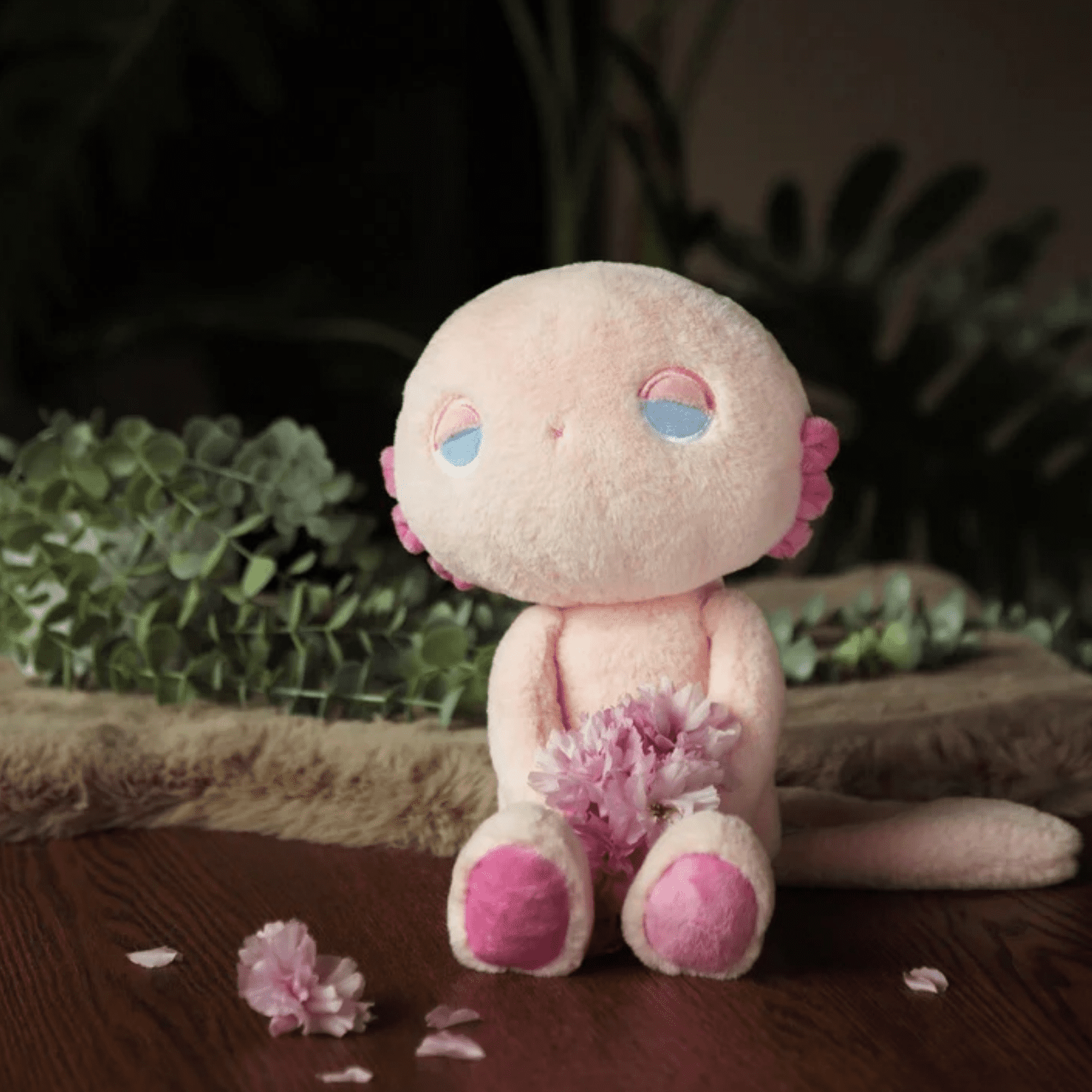 Doozie Drowsy RonRon the Axolotl - Sleepy Eyes Plush Doll, Soft Stuffed ...