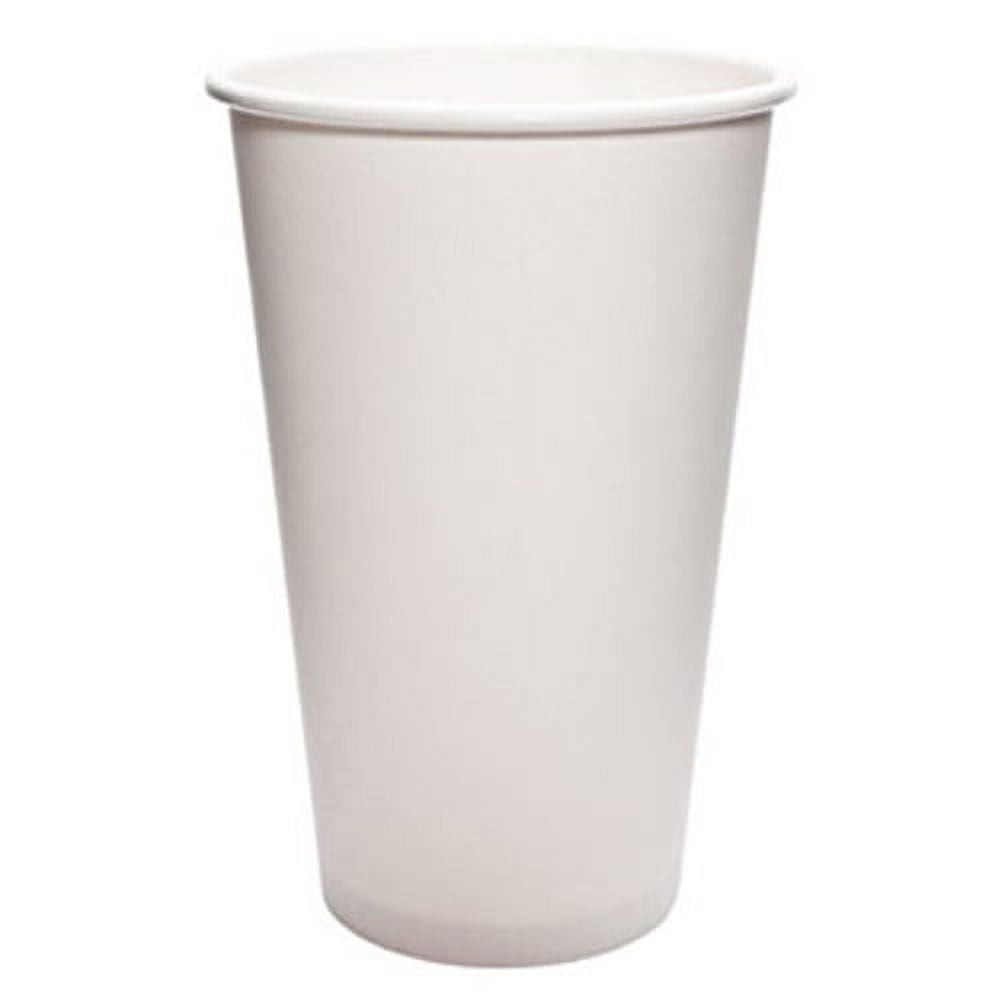 Dopaco Tall Paper Hot Cup White 10 oz. | 1000/Case - Walmart.com