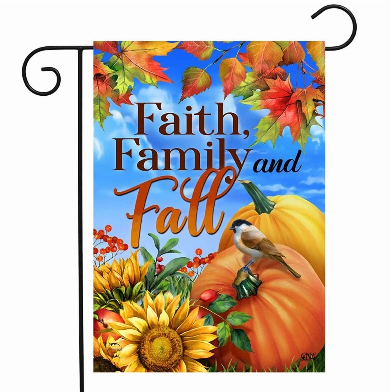 Dopaflag Faith Family and Fall Garden Flag Outdoor Flag, Home ...