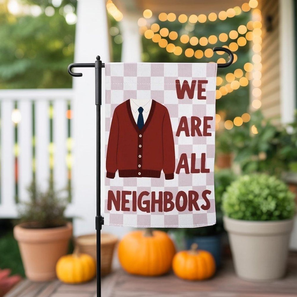 Dopaflag We Are All Neighbors Garden Flag, Welcome Porch Decoration ...