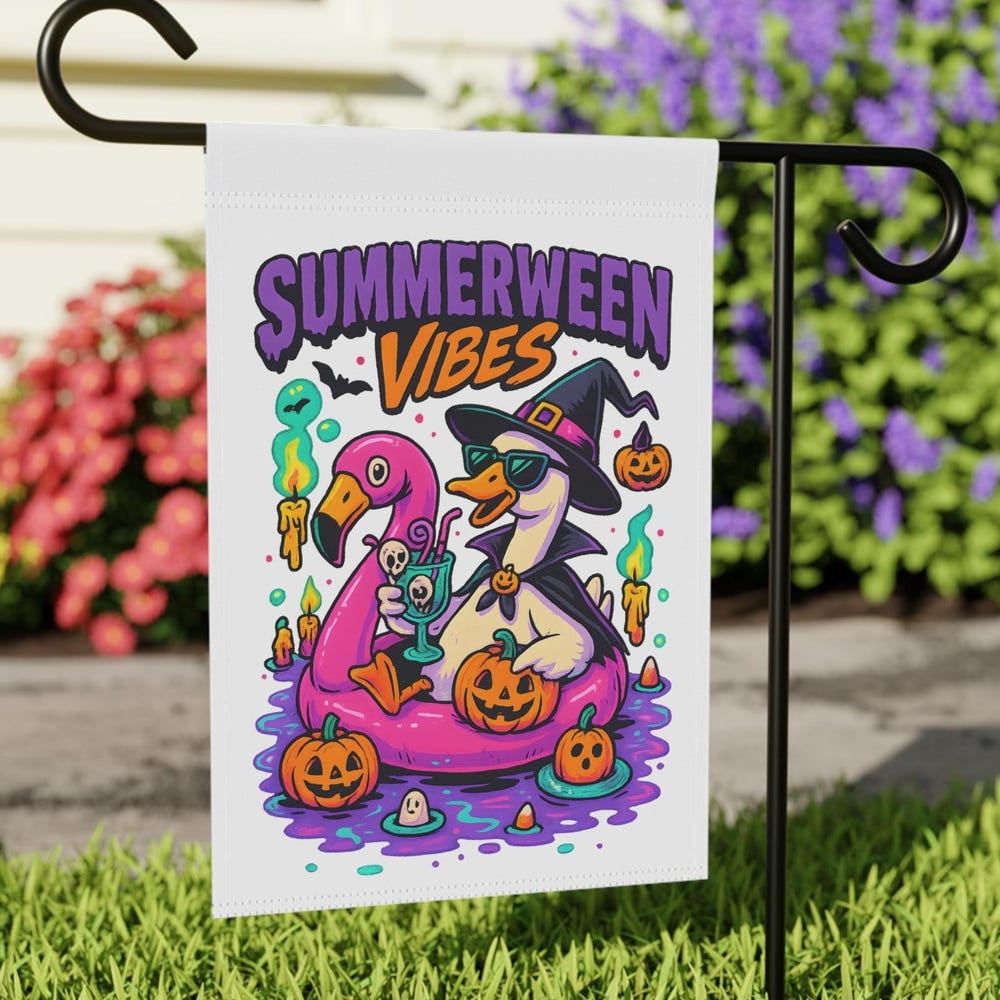 Dopaflag Summerween Garden Flag Hal.low.een in Summer Yard Sign Spooky ...