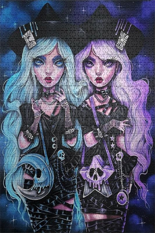 Dopamine Girl 500 Piece Puzzle Fun and Challenging Activity with Bright ...