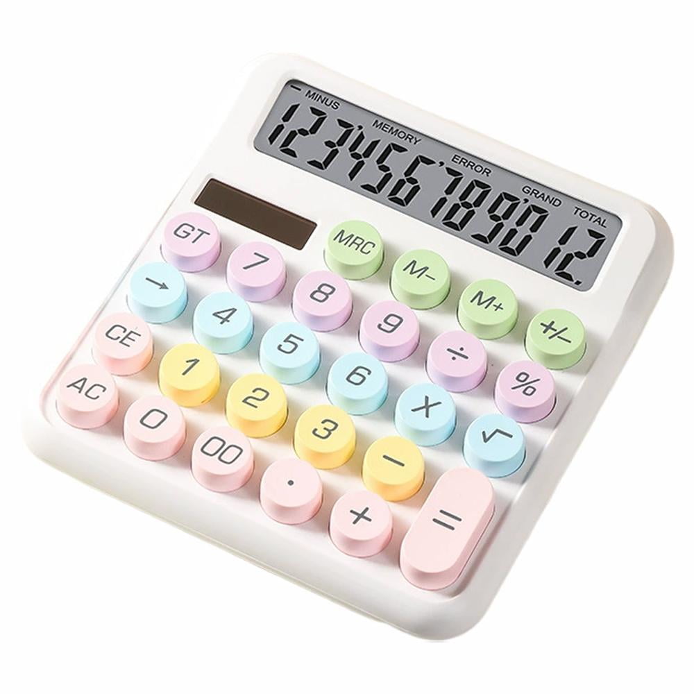 Dopamine Pastel Candy Color Calculator 12 Digits Mechanical Keyboard ...