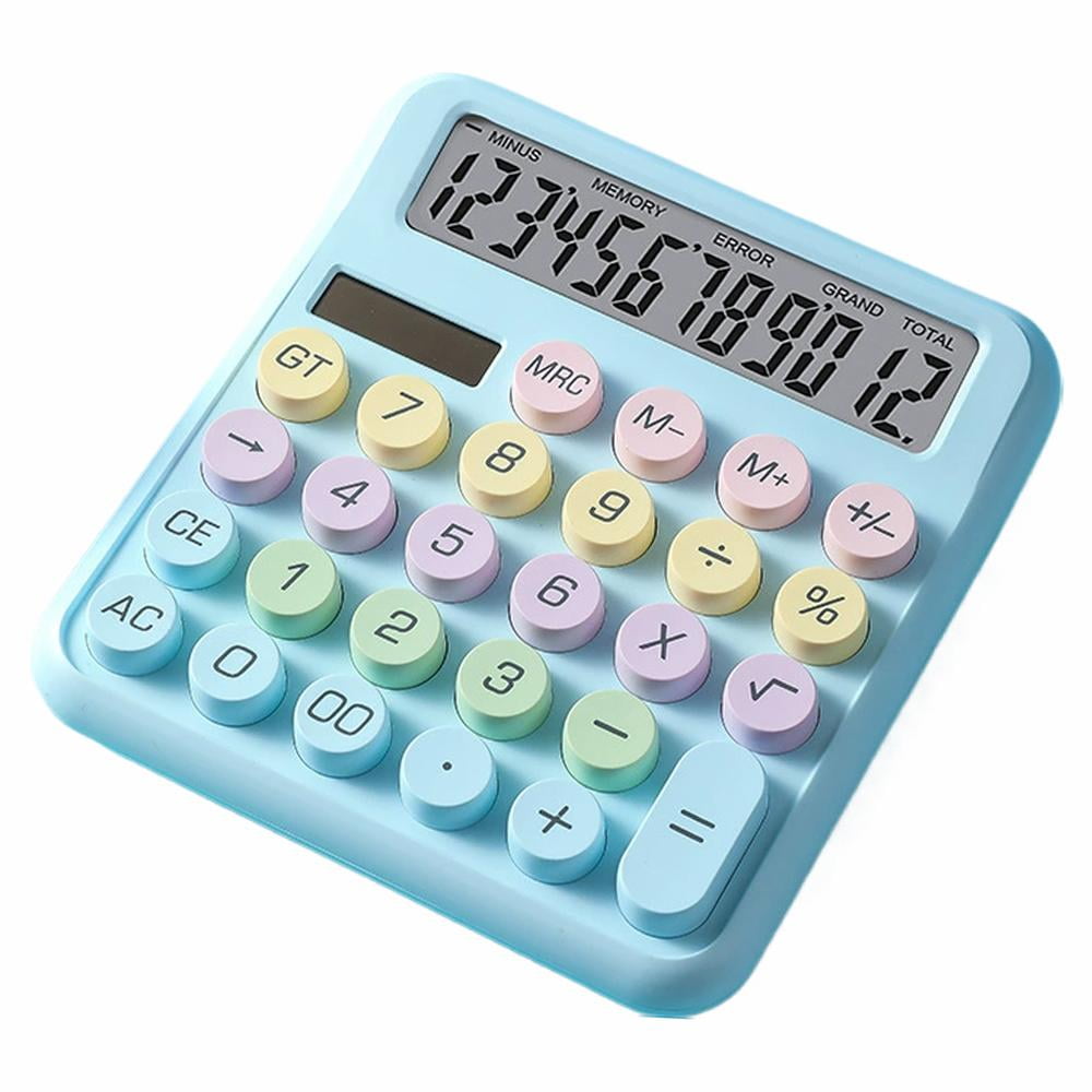 Dopamine Pastel Candy Color Calculator 12 Digits Mechanical Keyboard ...