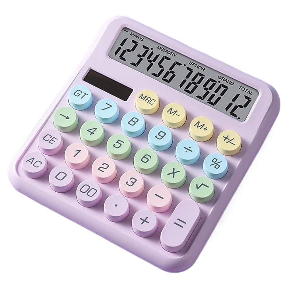 Dopamine Pastel Candy Color Calculator 12 Digits Mechanical Keyboard ...