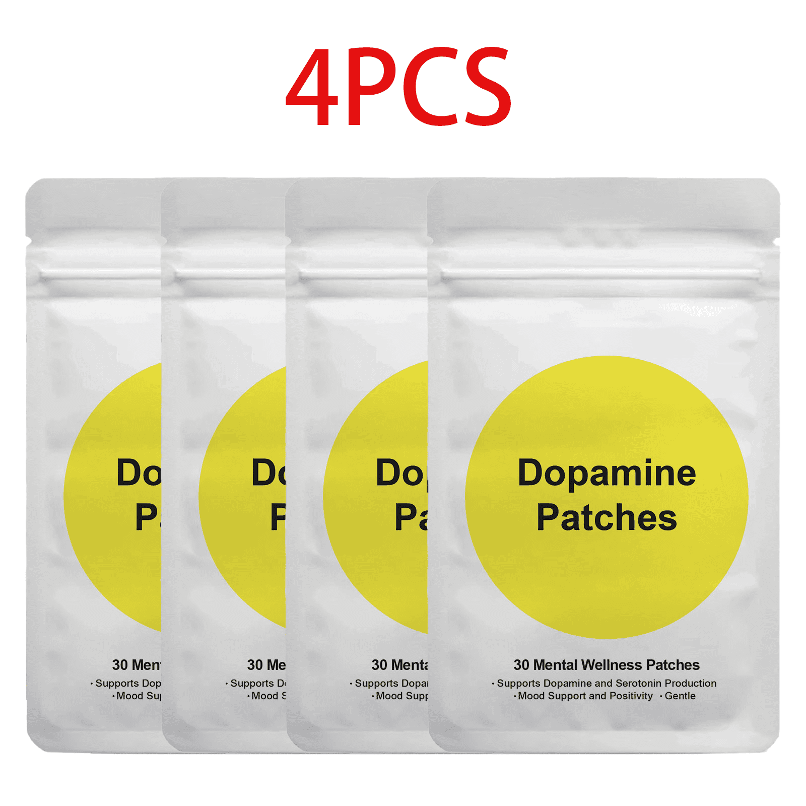 Dopamine Patches – Vegan Mood Support Patches for Daily Mental Wellness ...