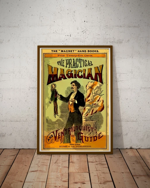 Dopaprint UNFRAMED PAPER POSTER 1878 Magic Poster - Wizard - Magician ...