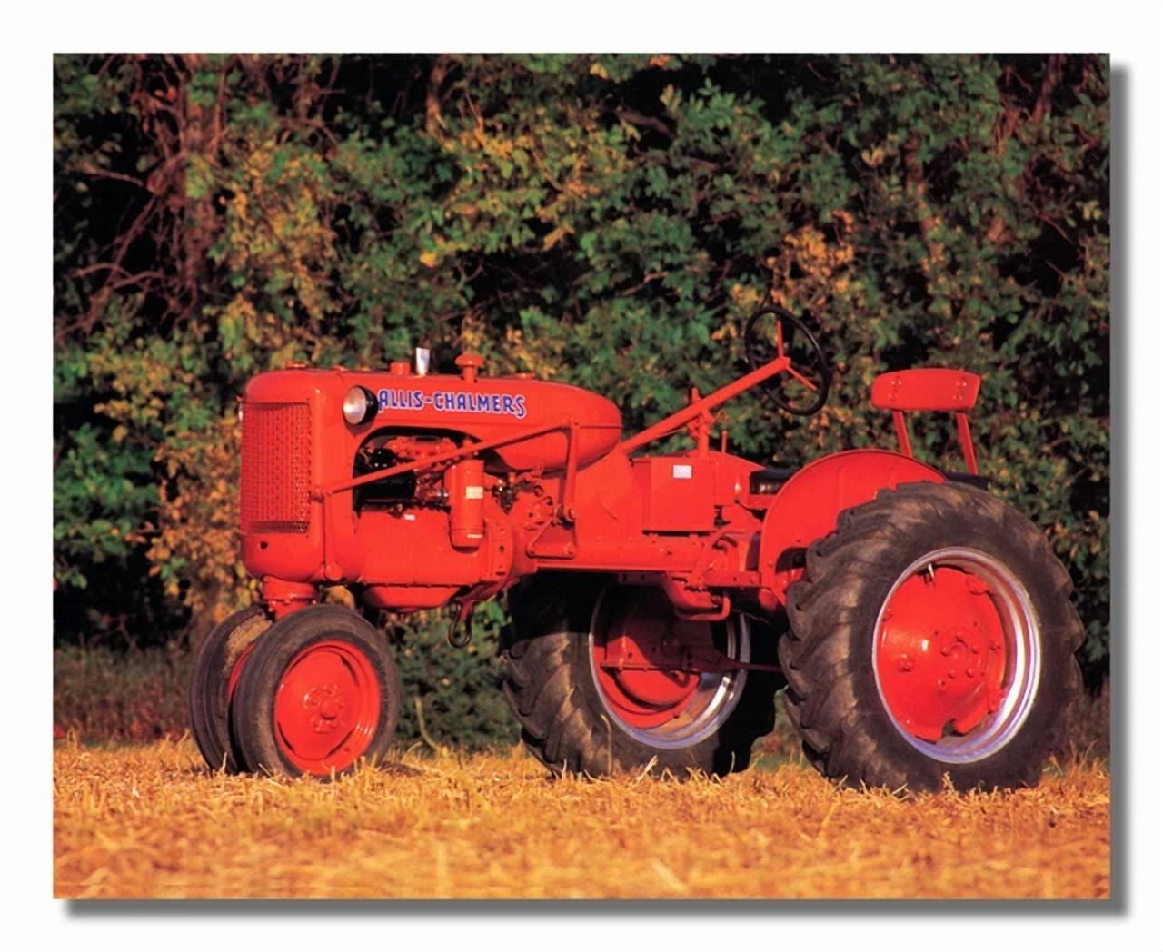 Dopaprint UNFRAMED PAPER POSTER 1948 Allis Chalmers Model C Farm ...