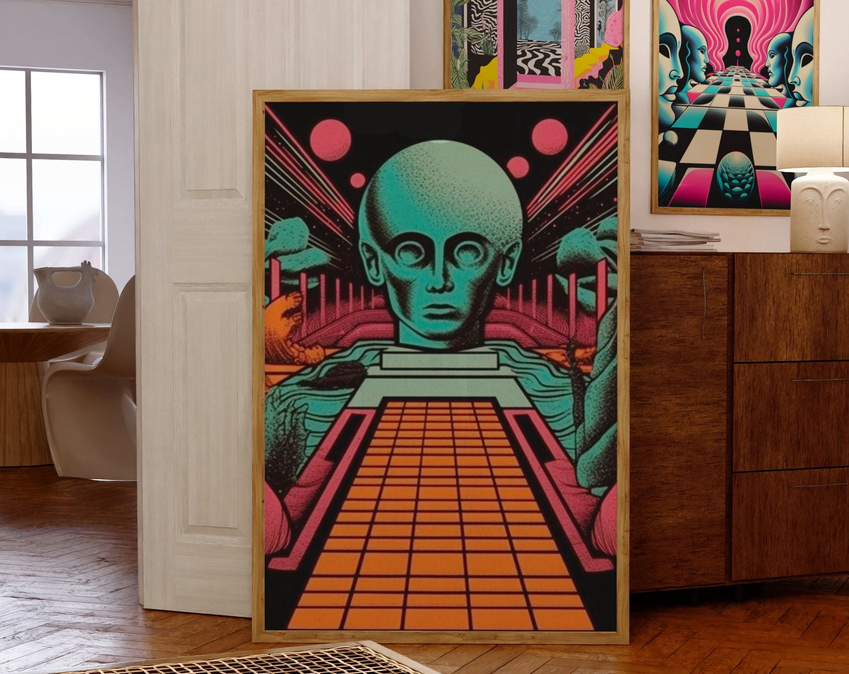 Dopaprint UNFRAMED PAPER POSTER 70S Retro Psychedelic Home Decor, 70S ...