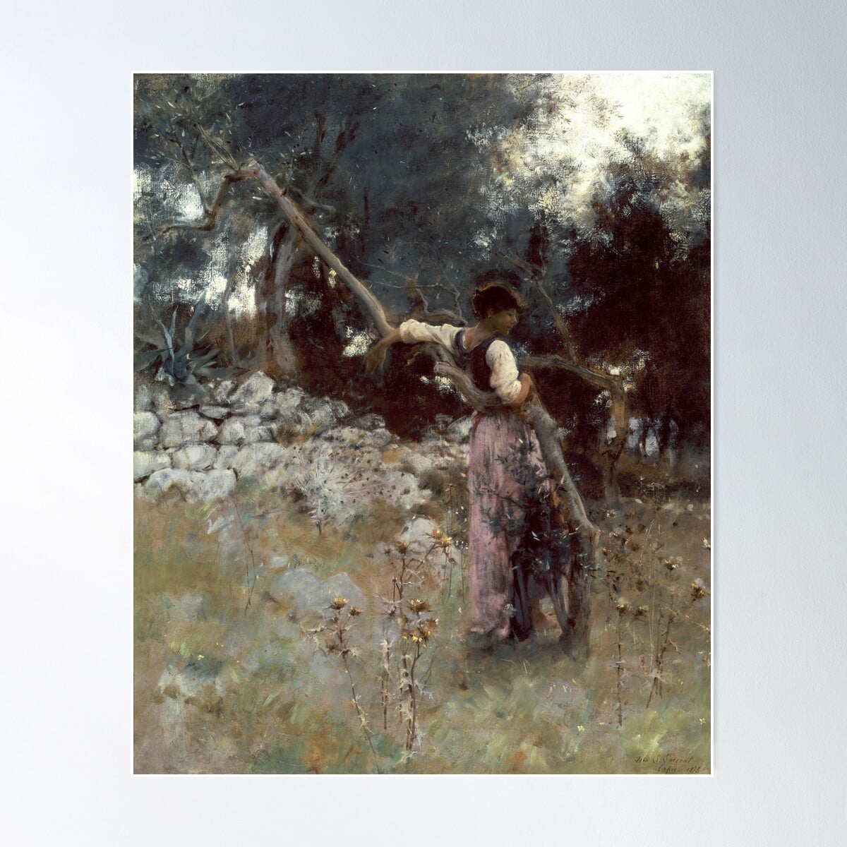 Dopaprint UNFRAMED PAPER POSTER A Capriote By John Singer Sargent, 1878 ...