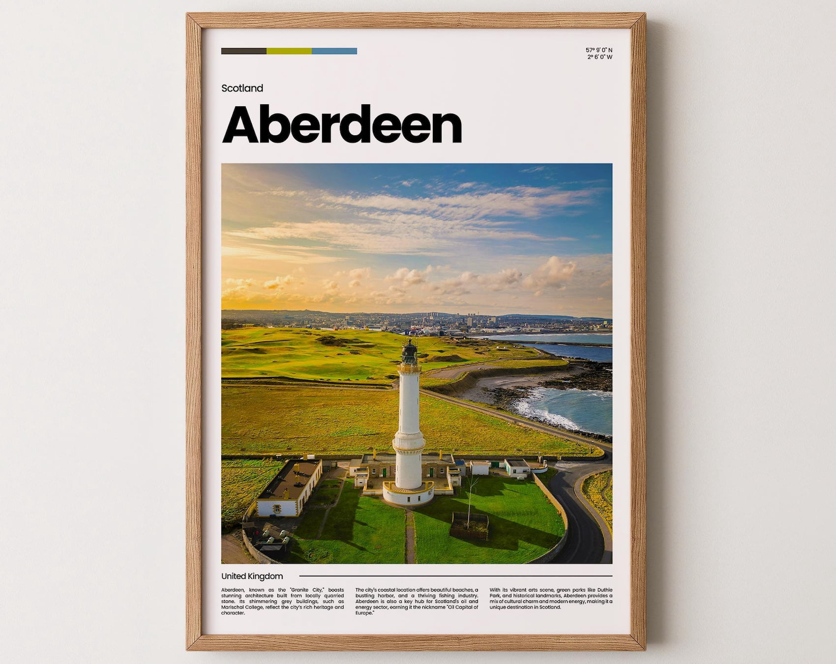 Dopaprint UNFRAMED PAPER POSTER Aberdeen Poster, Aberdeen Print ...