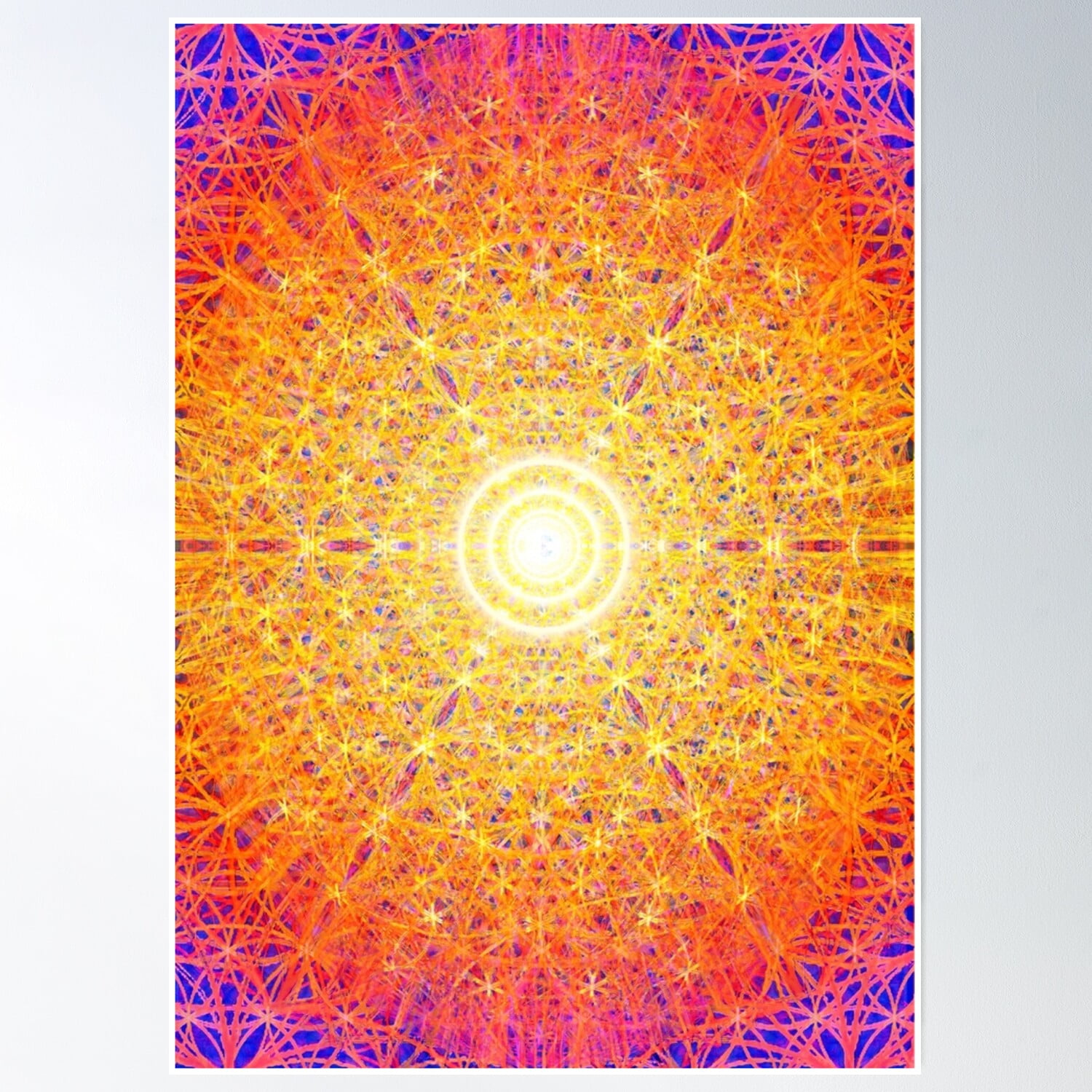 Dopaprint UNFRAMED PAPER POSTER Abstract Bright Light Design Poster ...