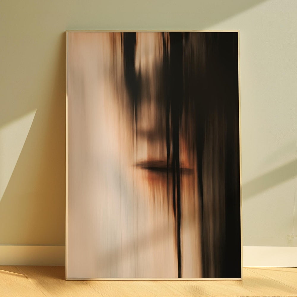 Dopaprint UNFRAMED PAPER POSTER Abstract Ghostly Face Art Print ...