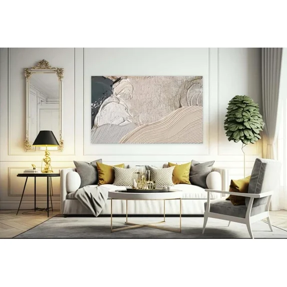 Dopaprint UNFRAMED PAPER POSTER Abstract Grey Tone Modern Conceptual ...