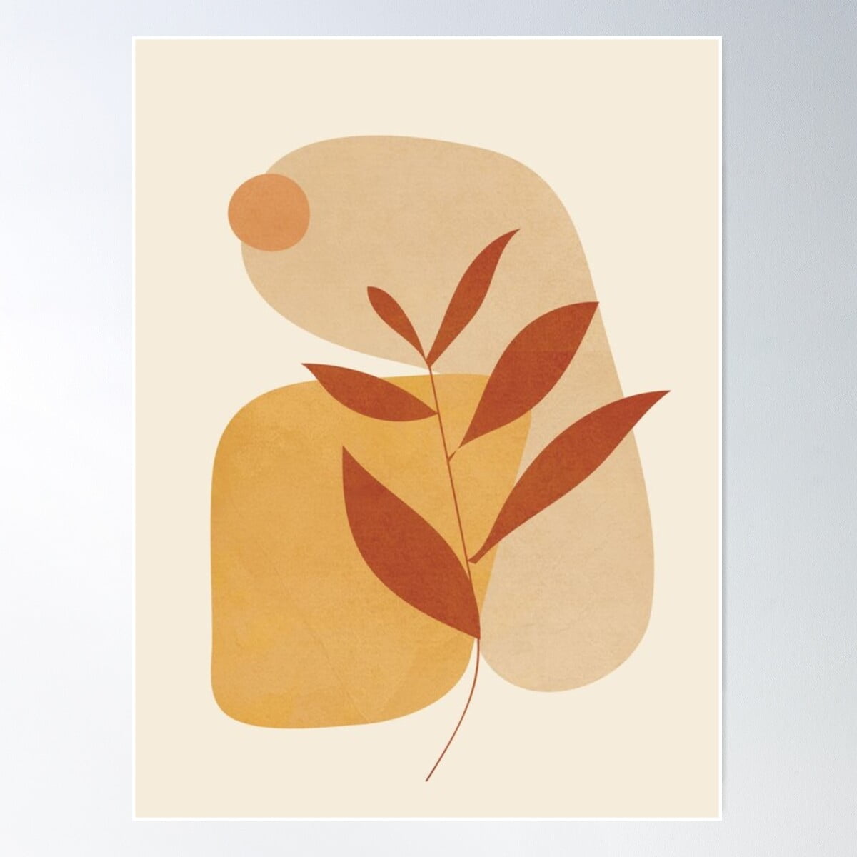 Dopaprint UNFRAMED PAPER POSTER Abstract Shapes No. 2 Poster Wall Art ...