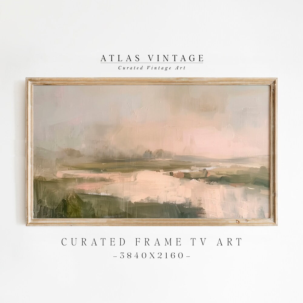 Dopaprint UNFRAMED PAPER POSTER Abstract Spring Scenery Art, Vintage ...
