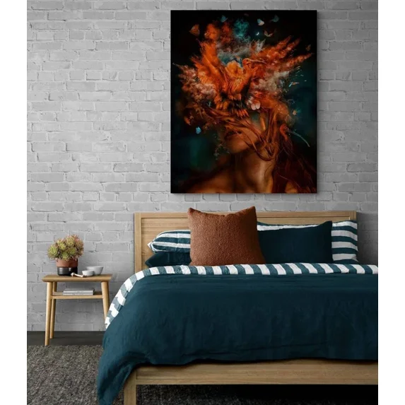 Dopaprint UNFRAMED PAPER POSTER Abstract Woman Face Wall Art, Home ...