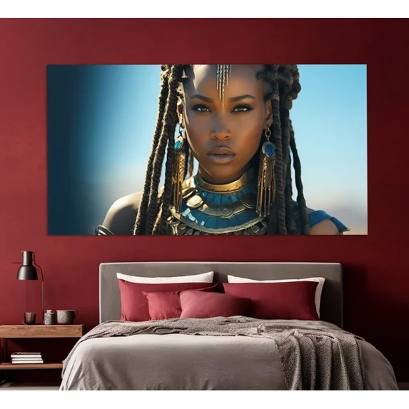Dopaprint UNFRAMED PAPER POSTER African Princess Beautiful Lady Ethnic ...