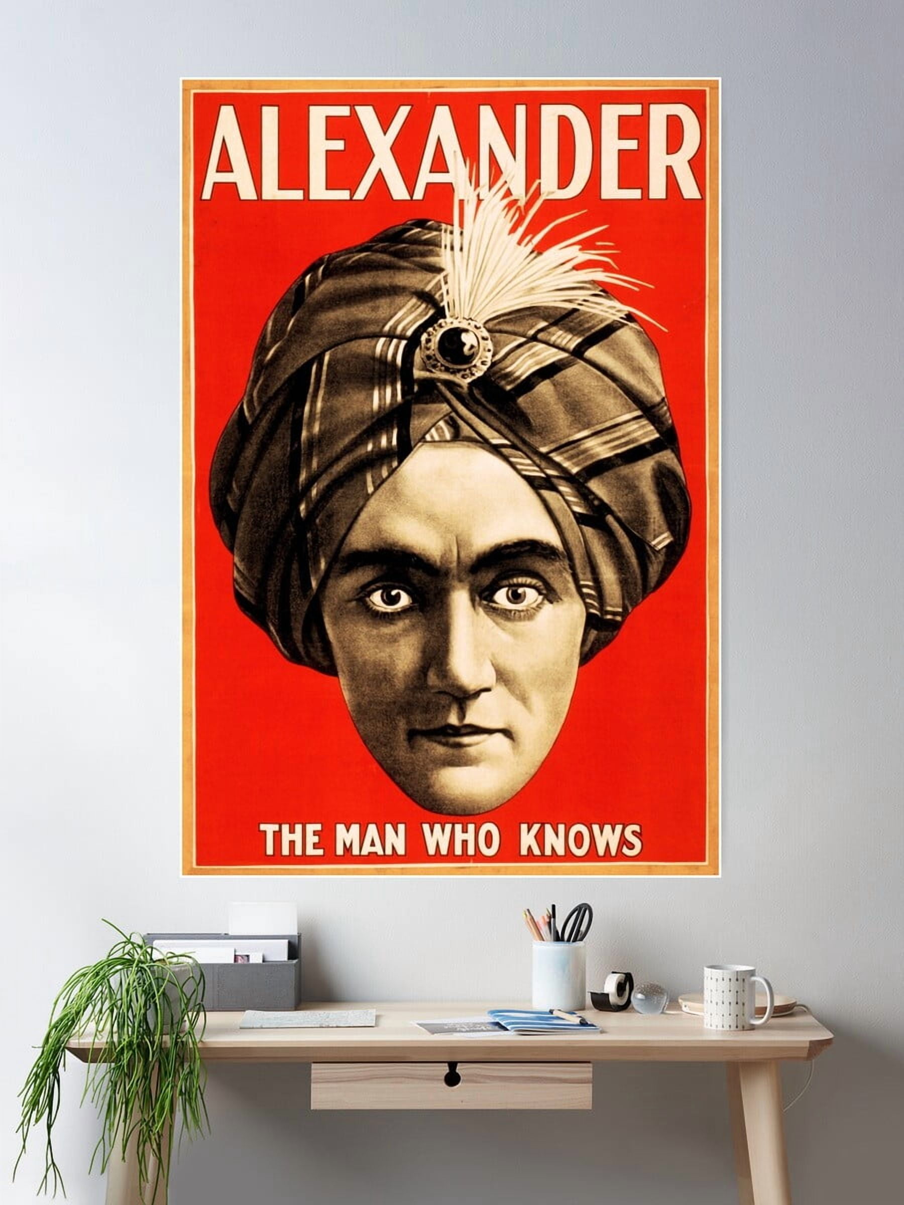 Dopaprint UNFRAMED PAPER POSTER Alexander The Man Who Knows, Magic ...