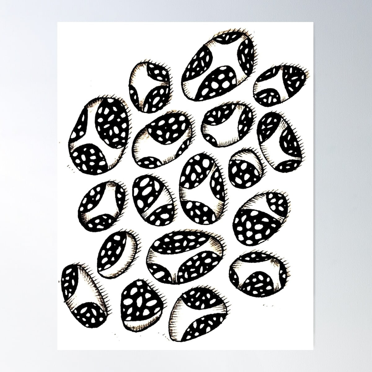 Dopaprint UNFRAMED PAPER POSTER Alien Cells Poster Wall Art, Modern ...