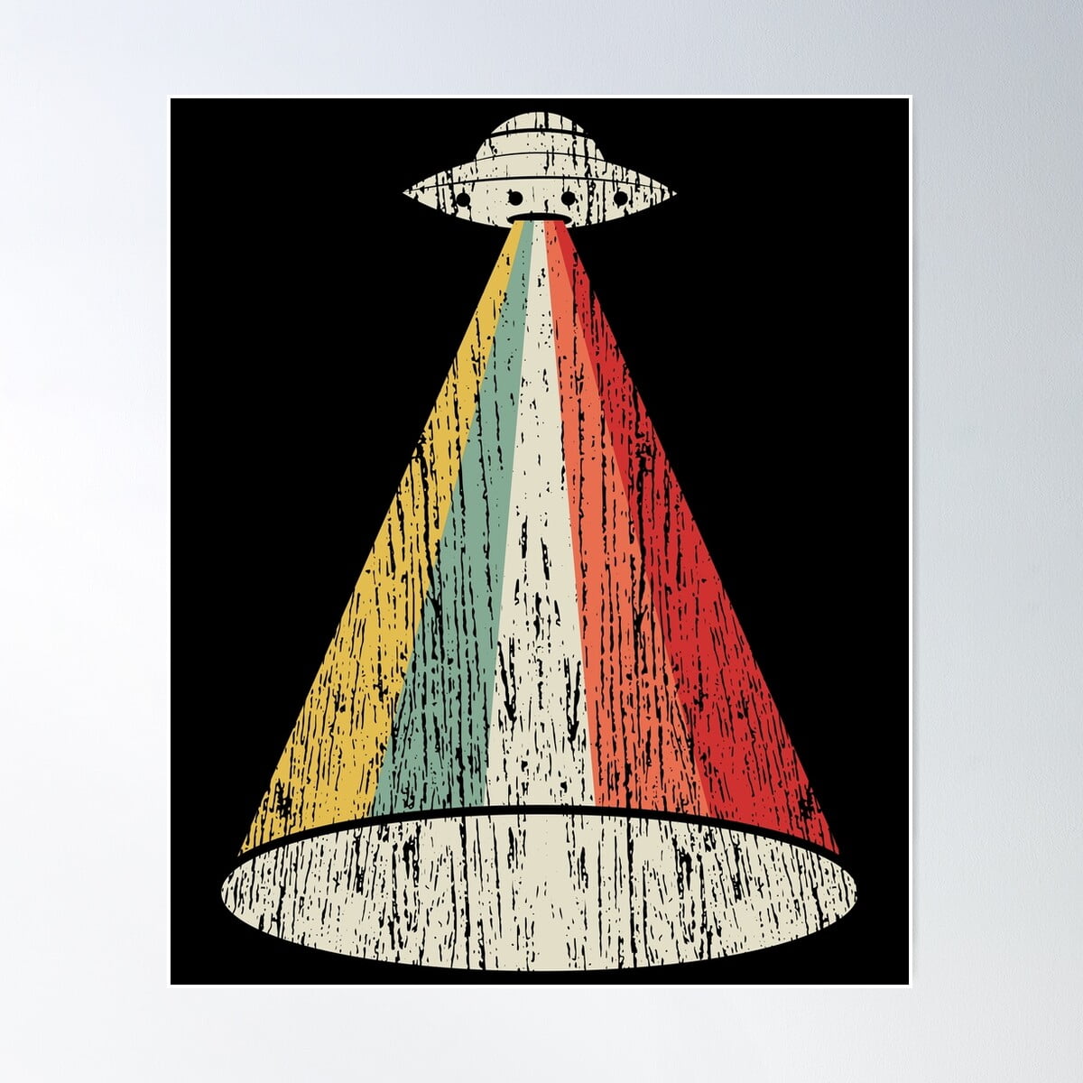 Dopaprint UNFRAMED PAPER POSTER Alien Ufo Abduction Poster Wall Art ...