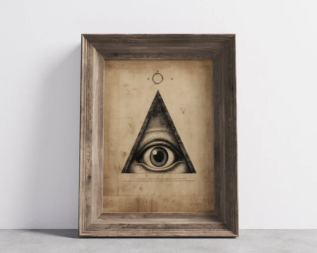 Dopaprint UNFRAMED PAPER POSTER All Seeing Eye Poster Art, Home Decor ...