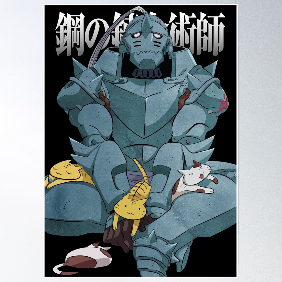Dopaprint UNFRAMED PAPER POSTER Alphonse Elric Poster Wall Art, Modern ...