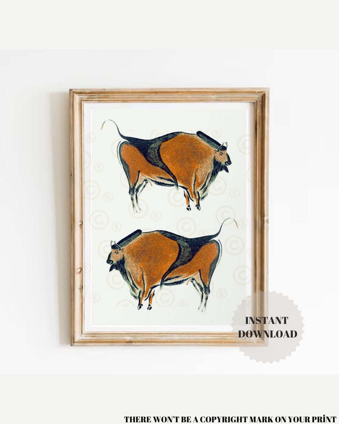 Dopaprint UNFRAMED PAPER POSTER Altamira, Prehistoric Cave Painting ...