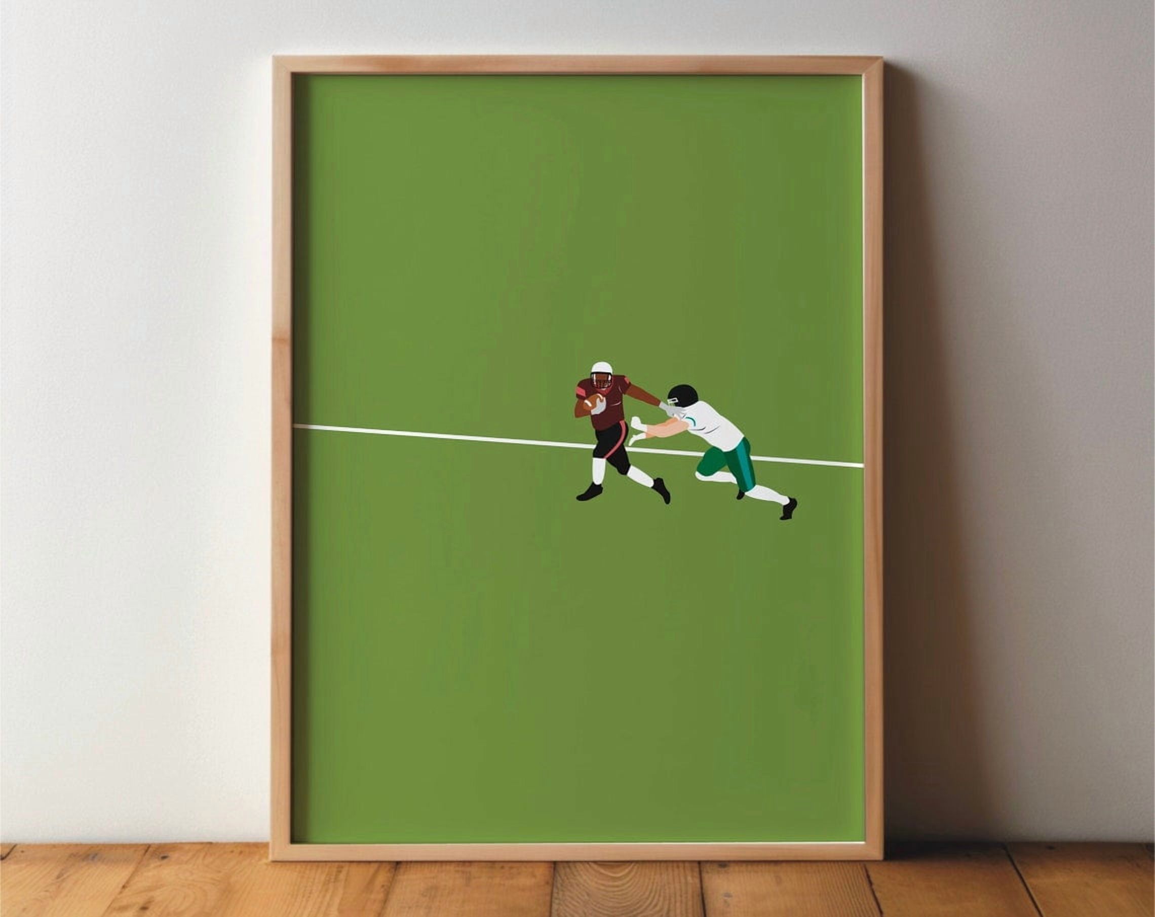 Dopaprint UNFRAMED PAPER POSTER American Football Tackle Poster ...