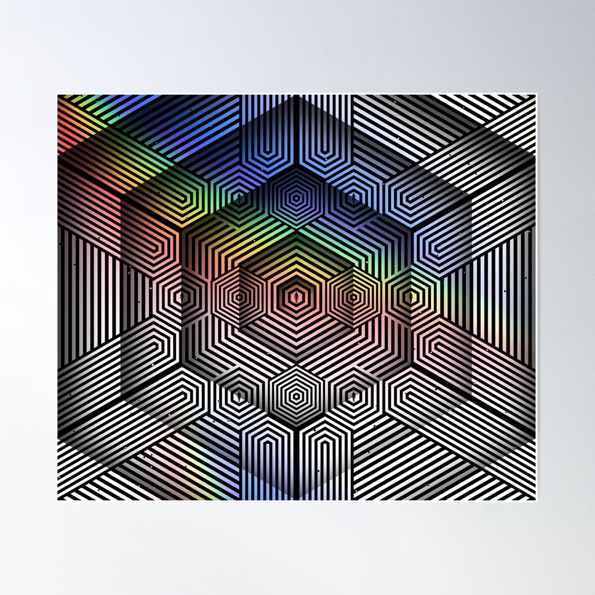 Dopaprint UNFRAMED PAPER POSTER An Alien Vision Of Humans Poster Wall ...