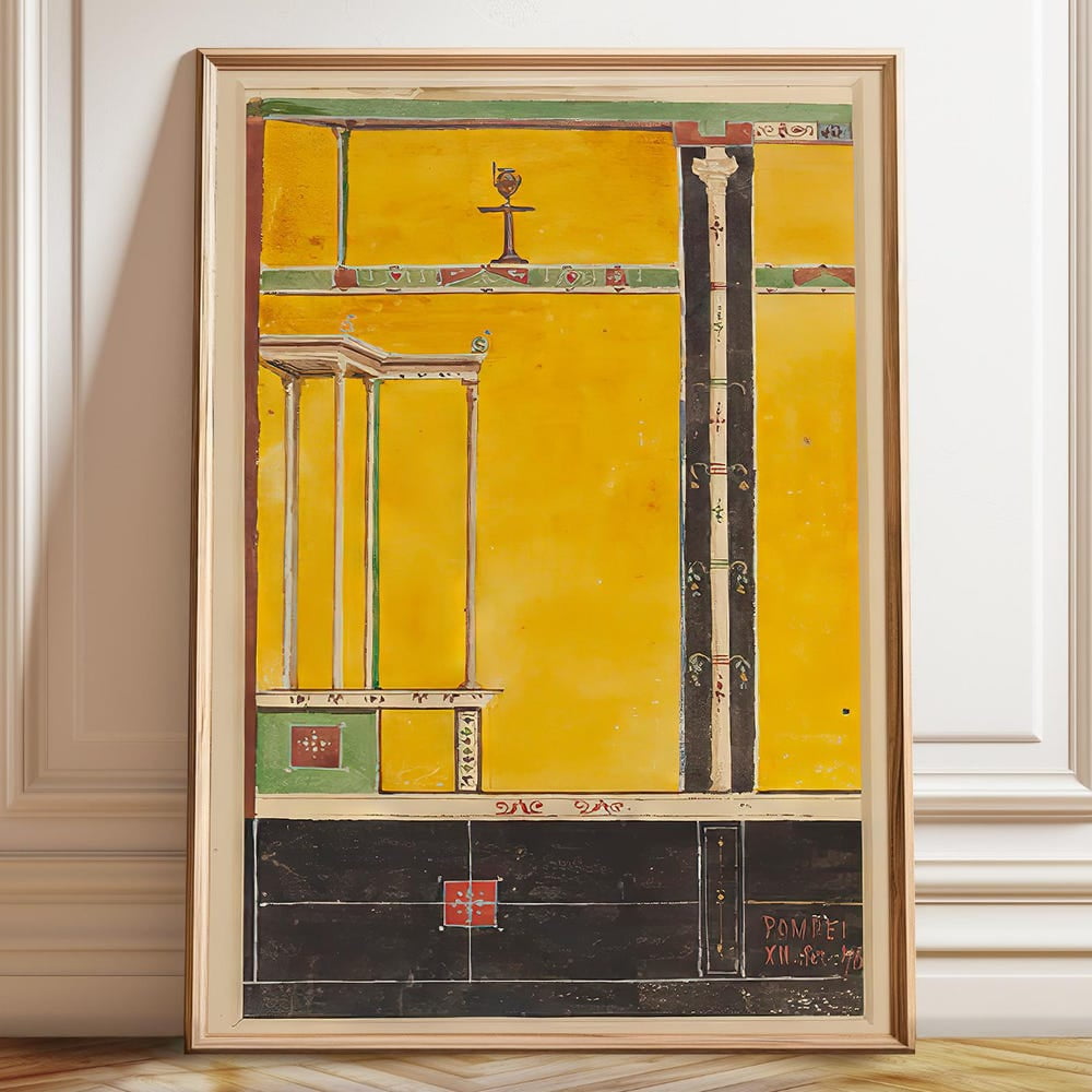 Dopaprint UNFRAMED PAPER POSTER Ancient Roman Fresco Pompeii Eternal ...