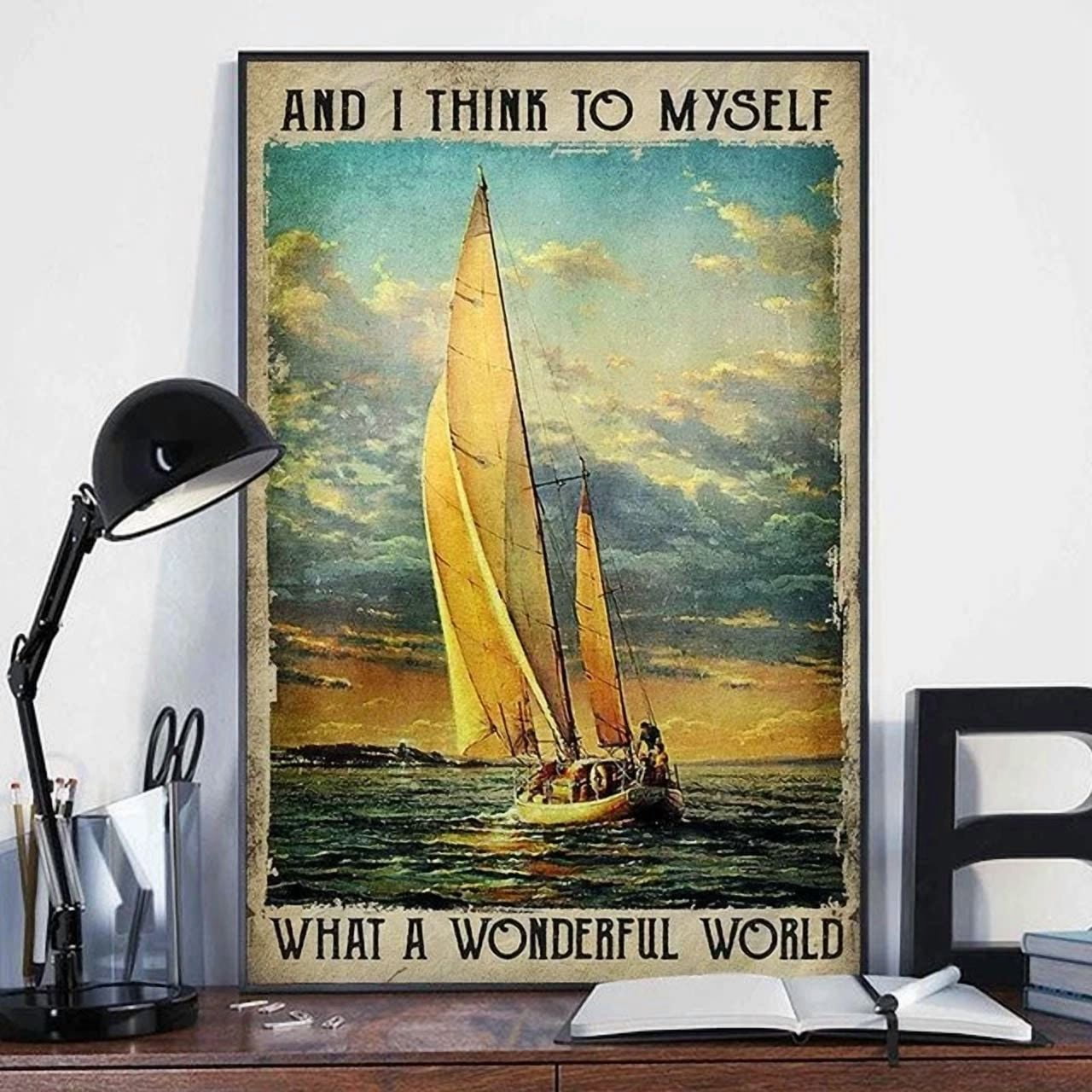 Dopaprint UNFRAMED PAPER POSTER And I Think To Myself What A Wonderful ...