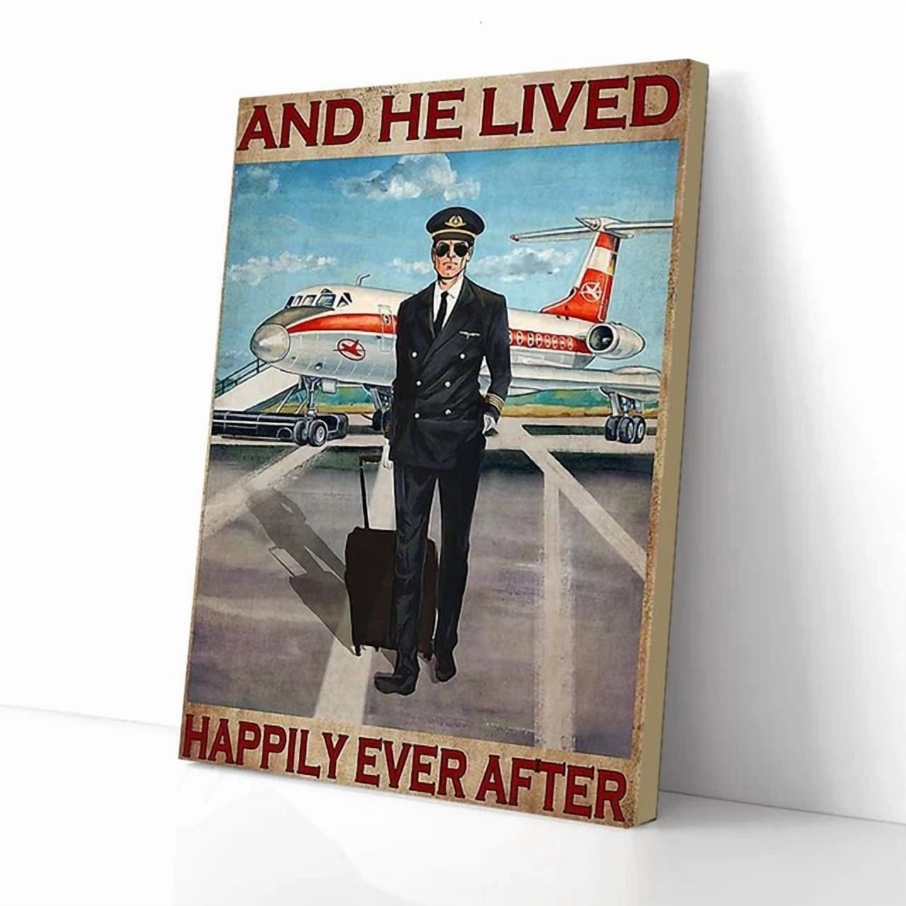 Dopaprint UNFRAMED PAPER POSTER And She Lived Happily Ever After Flight ...