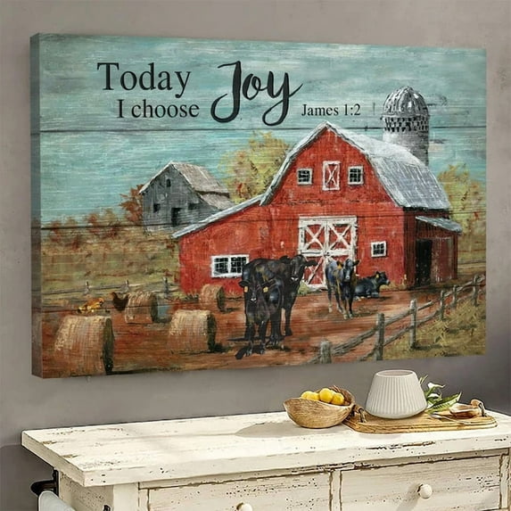 Dopaprint UNFRAMED PAPER POSTER Angus Cows In Tranquil Farm - Today I ...