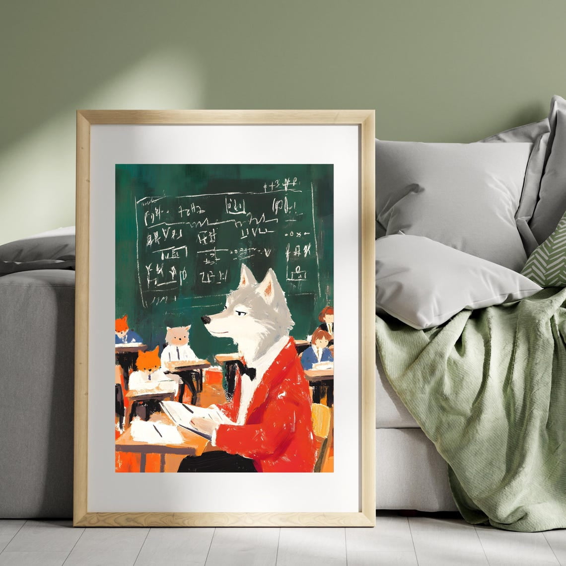 Dopaprint UNFRAMED PAPER POSTER Animal Classroom Poster, Whimsical ...
