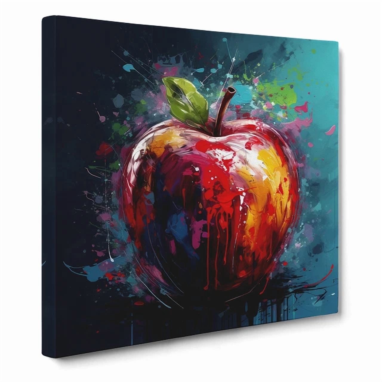Dopaprint UNFRAMED PAPER POSTER Apple Expressionism No.1 Wall Art Print ...
