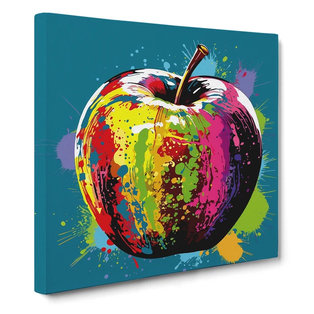 Dopaprint UNFRAMED PAPER POSTER Apple Pop Art Wall Art Print Decor ...