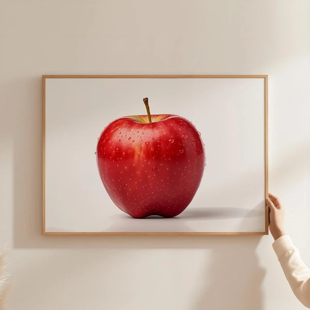 Dopaprint UNFRAMED PAPER POSTER Apple Poster High Quality Fruit Wall ...
