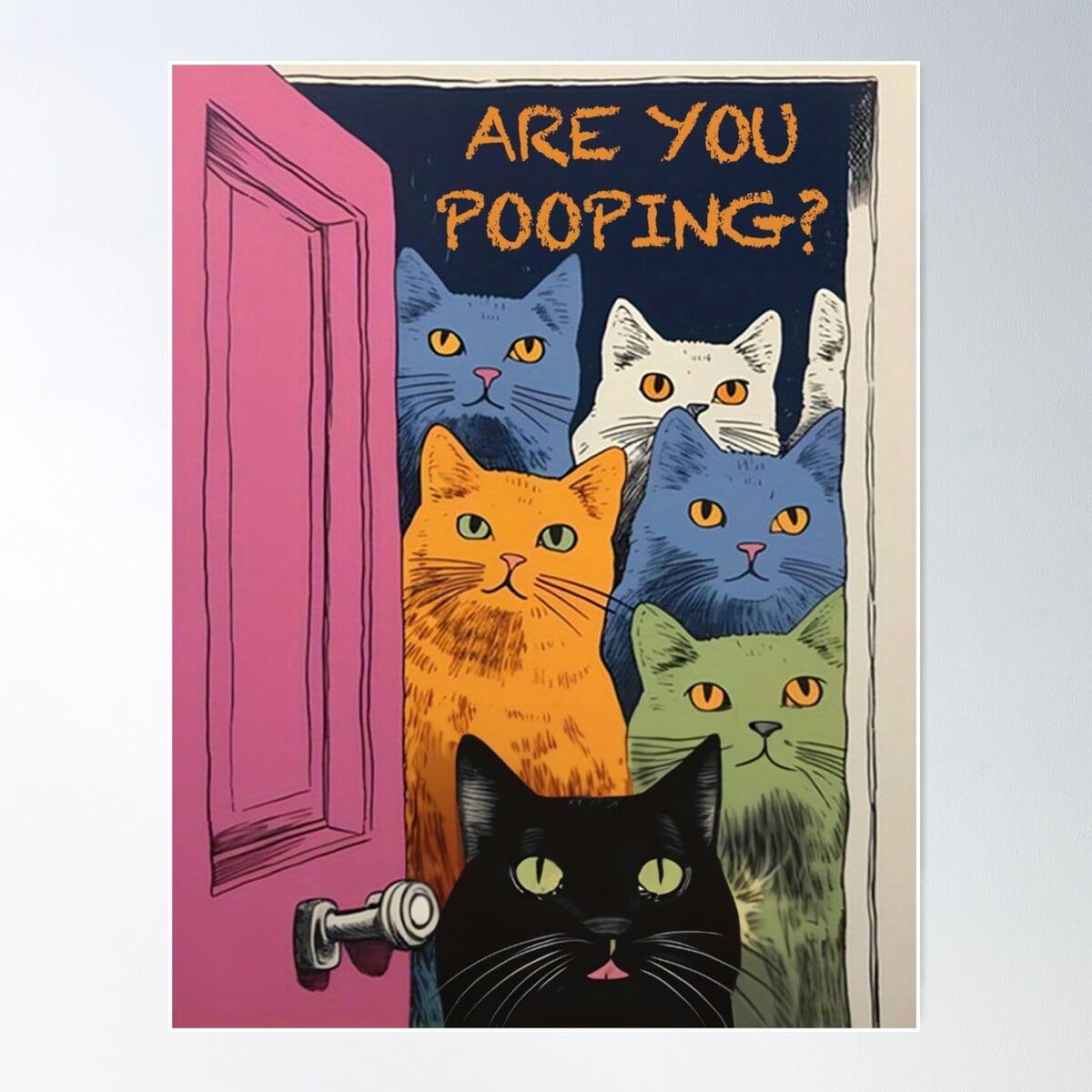 Dopaprint UNFRAMED PAPER POSTER Are You Pooping ? Poster Wall Art ...